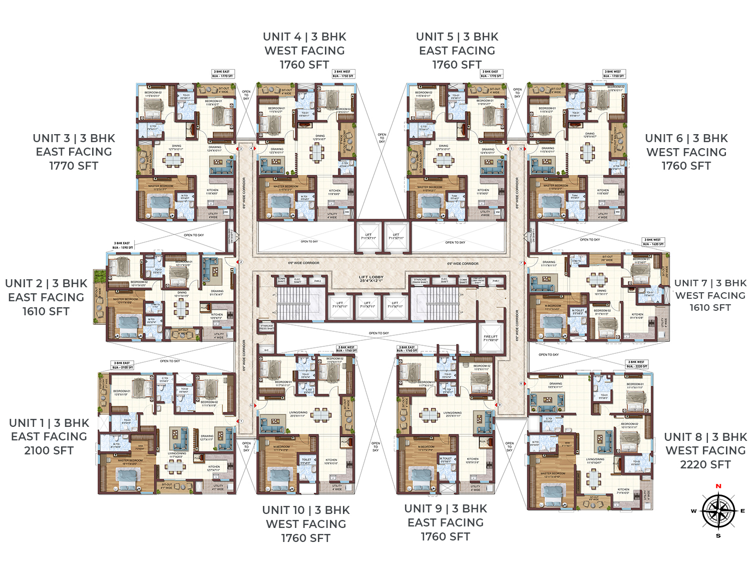 Floor Map Test - Vasavi Atlantis